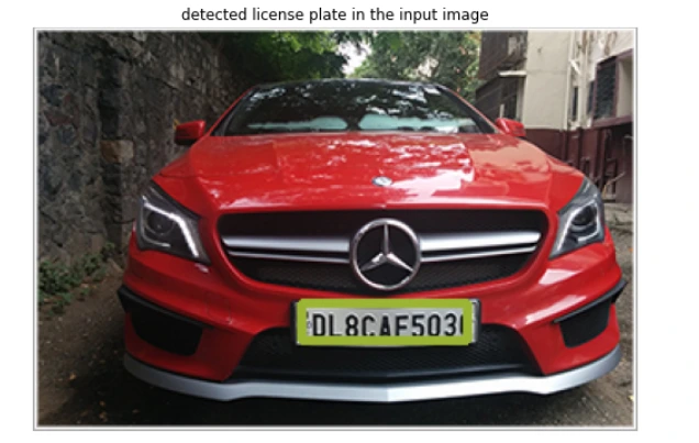 AI License Plate Recognition in Automotive Solutions